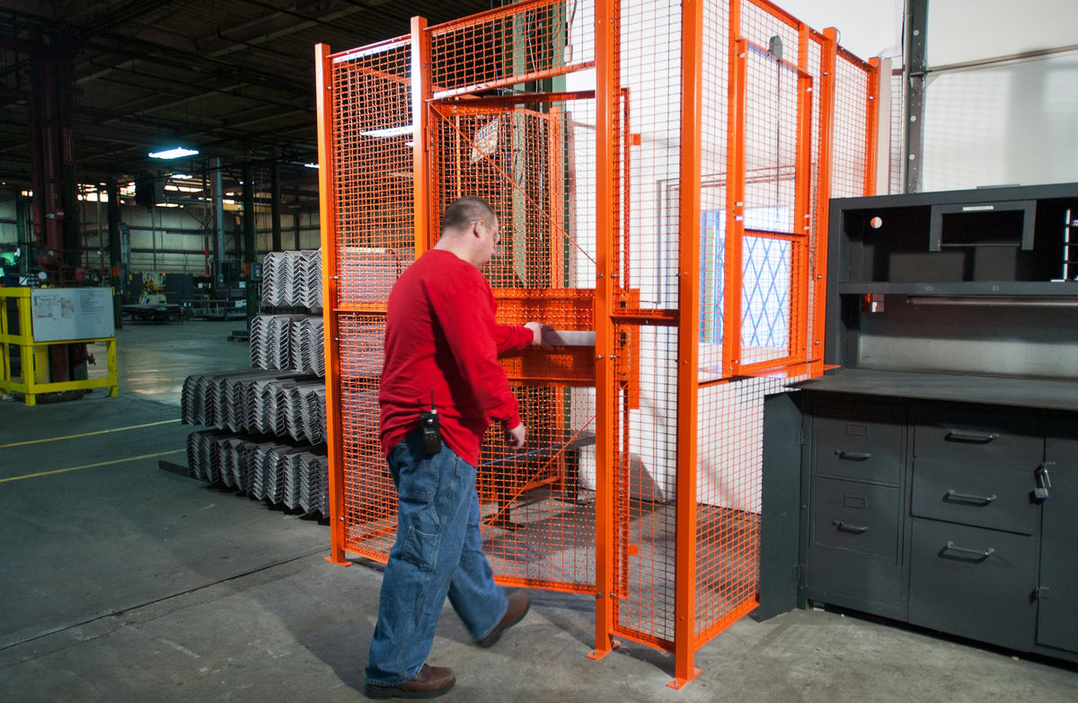Wire Driver Access Cage Kit - 3 Sided, 8'-5 1/4" H - HOJ Innovations